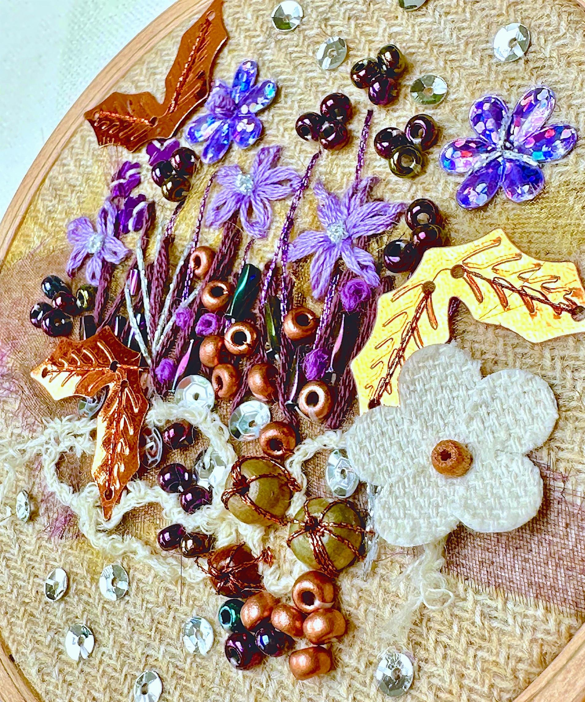 Bling in the New Year mini Embroidery Kit