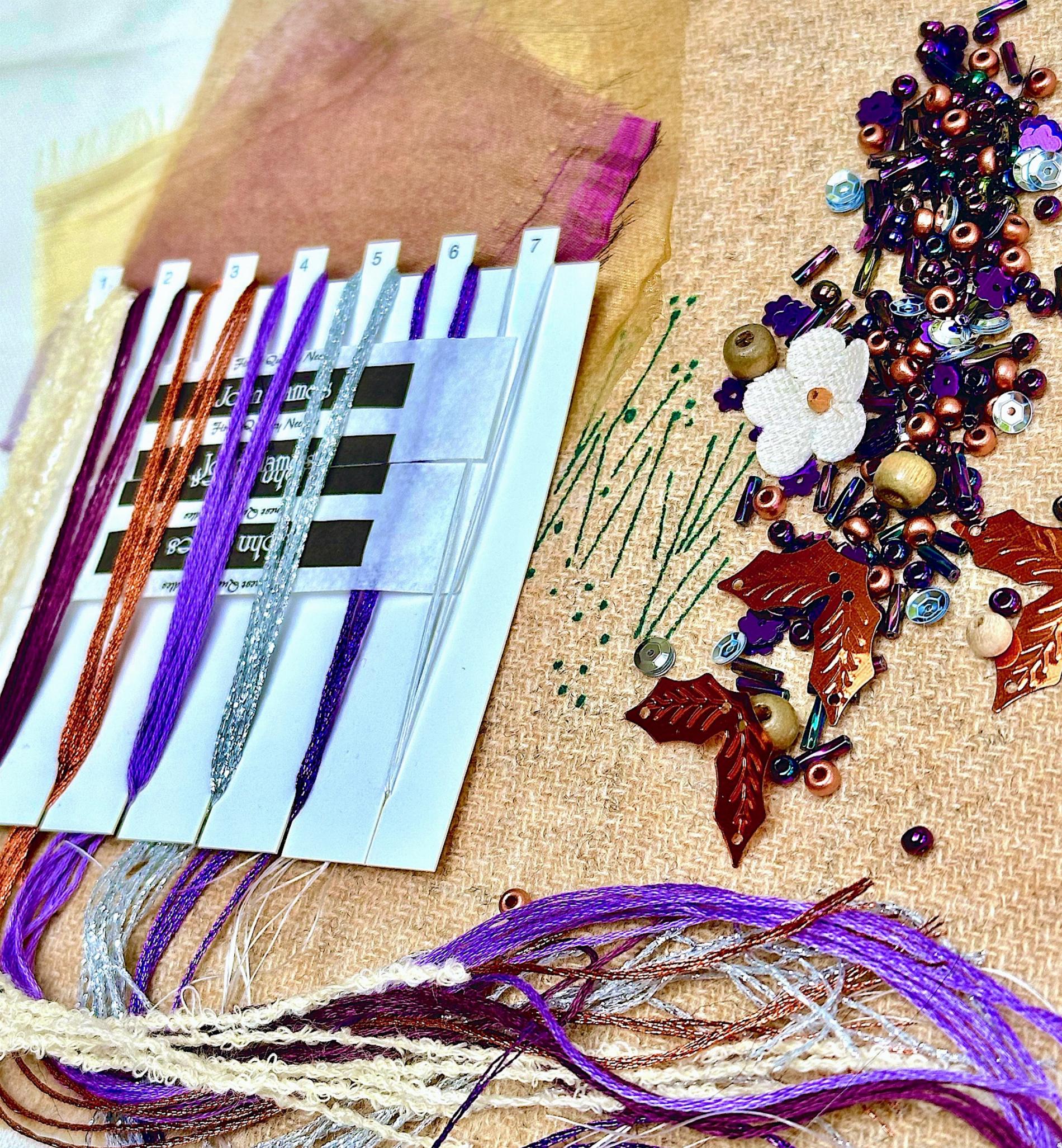 Bling in the New Year mini Embroidery Kit