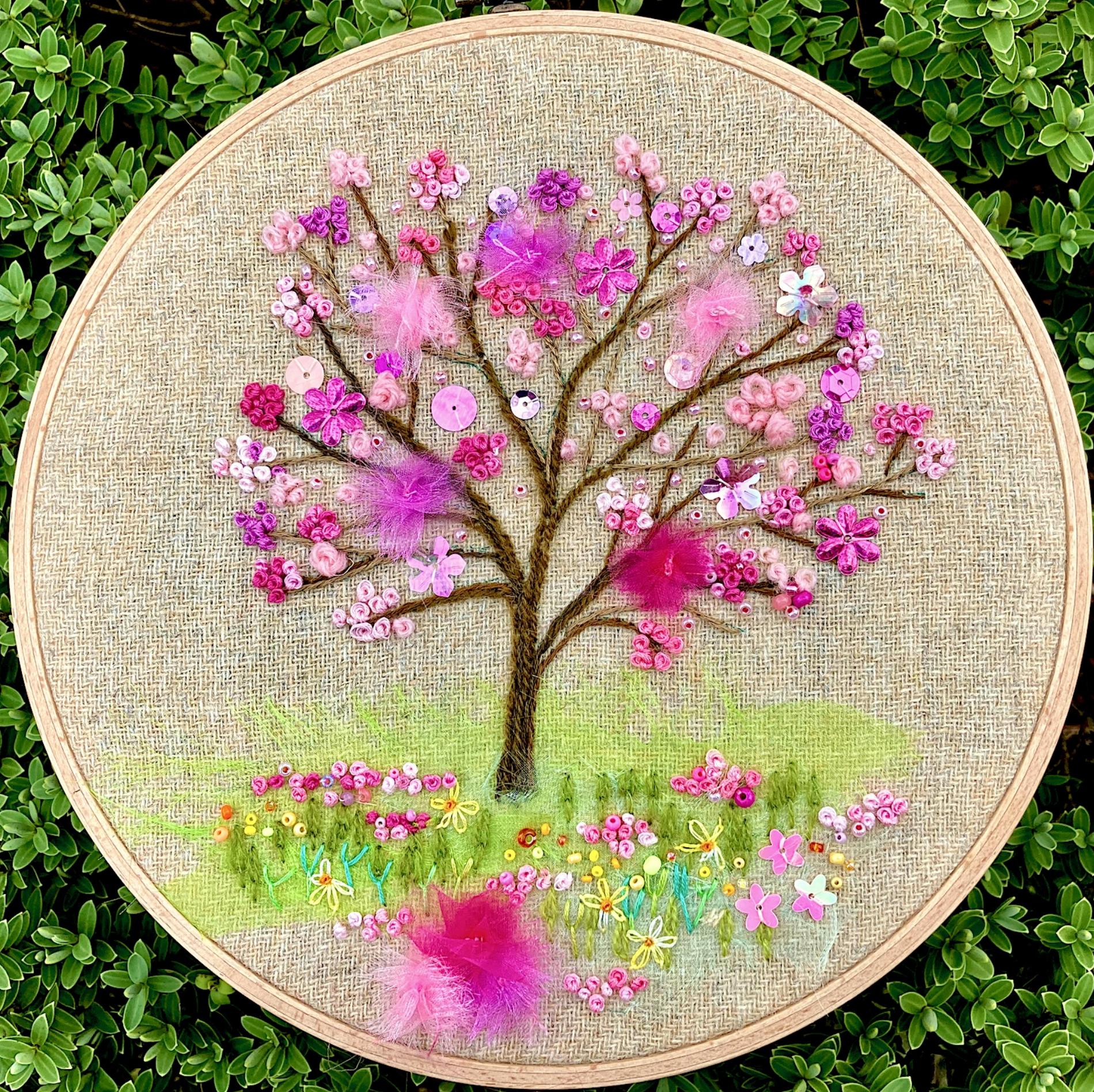 The Cherry Tree Embroidery Kit