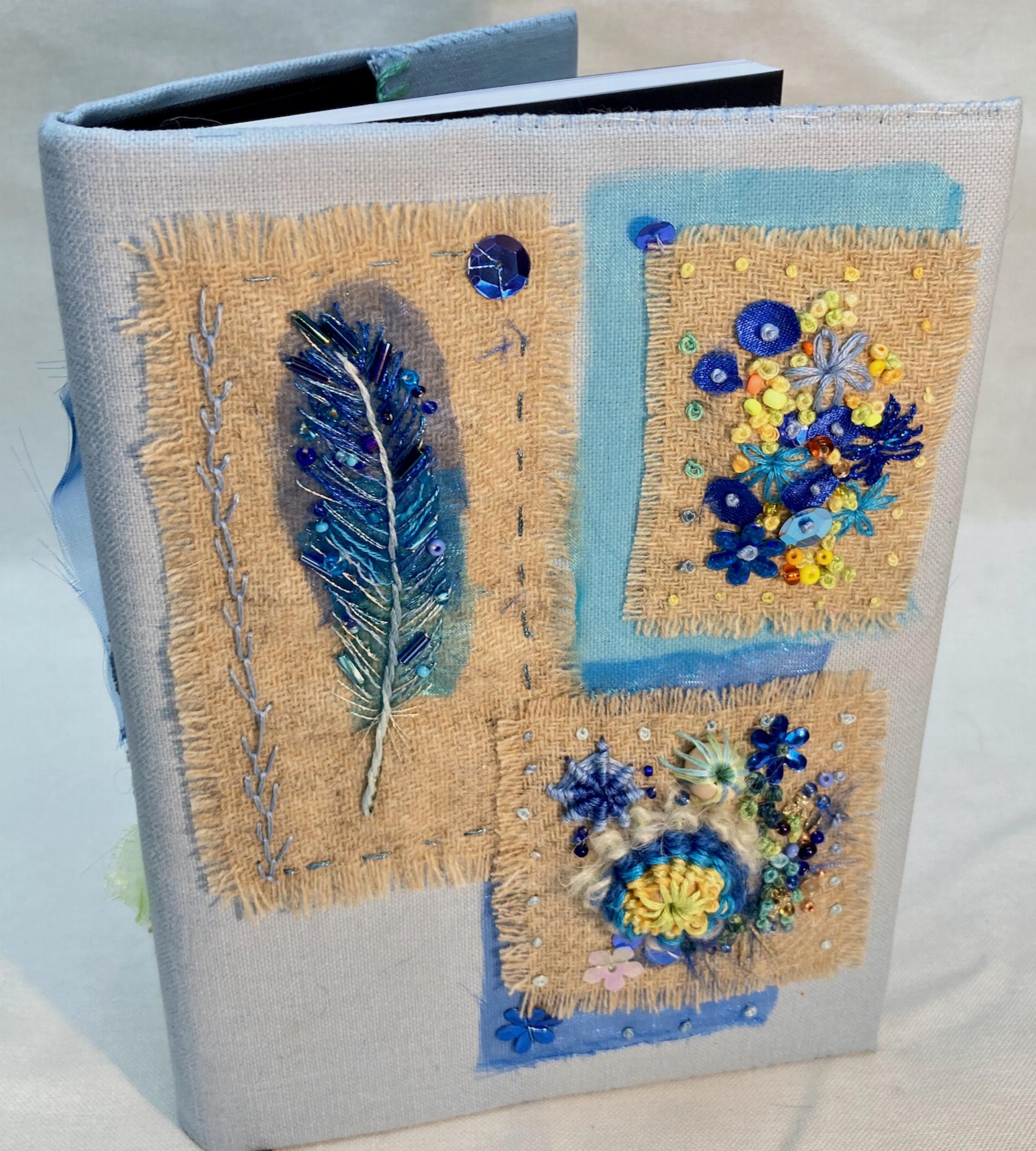 Spring Flora Book cover embroidery kit