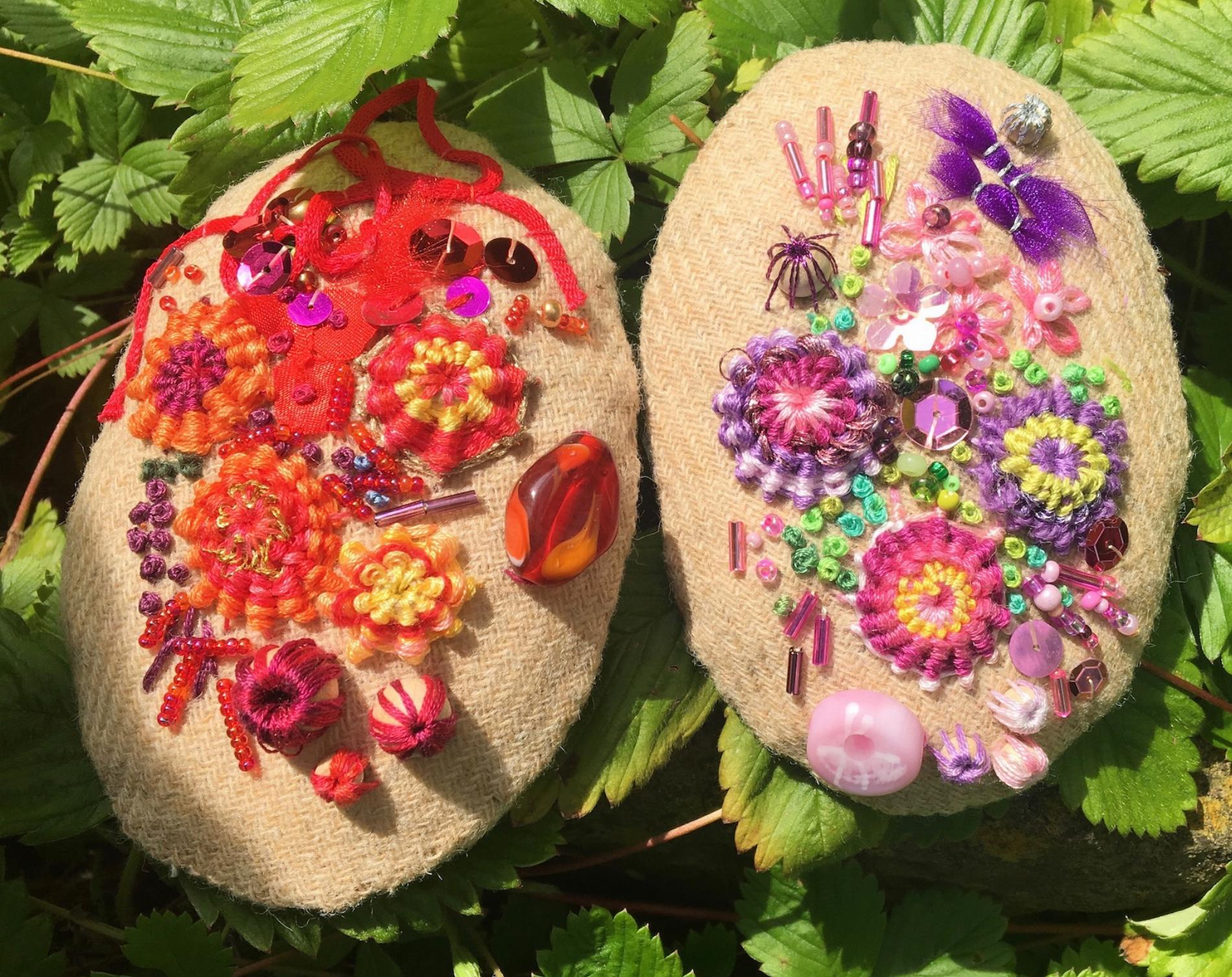 Summer Sweets Pebbles Embroidery Kit