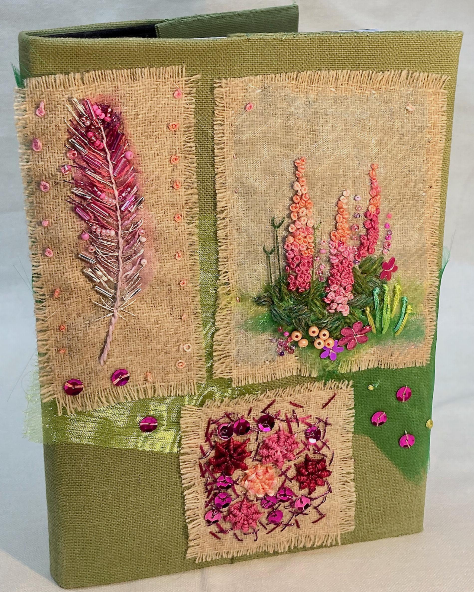 Summer Flora Book cover embroidery kit